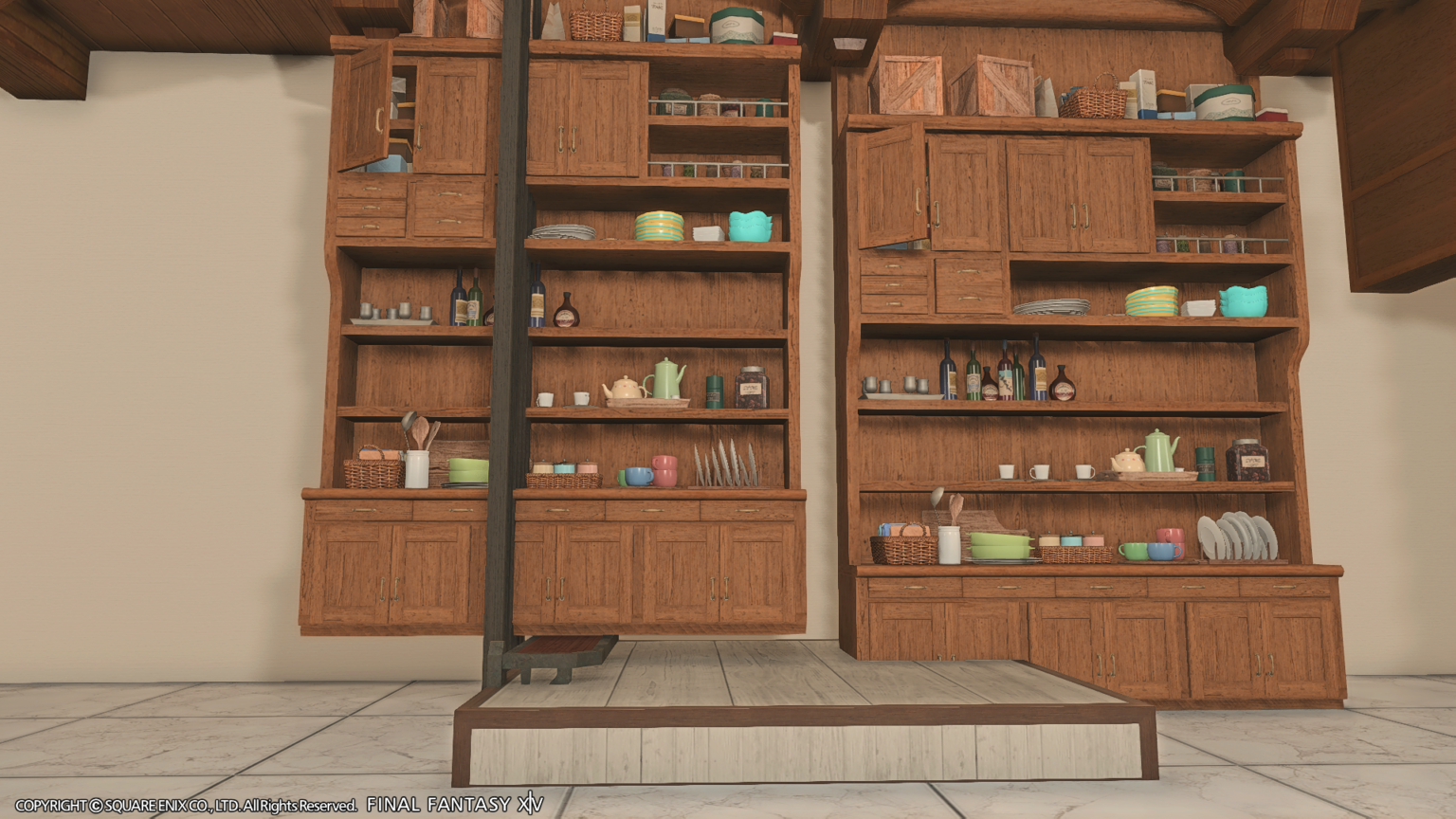 キッチンキャビネット | ぽん子のアトリエ│FF14ハウジング・お役立ちサイト