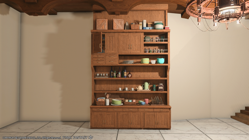 キッチンキャビネット | ぽん子のアトリエ│FF14ハウジング・お役立ちサイト